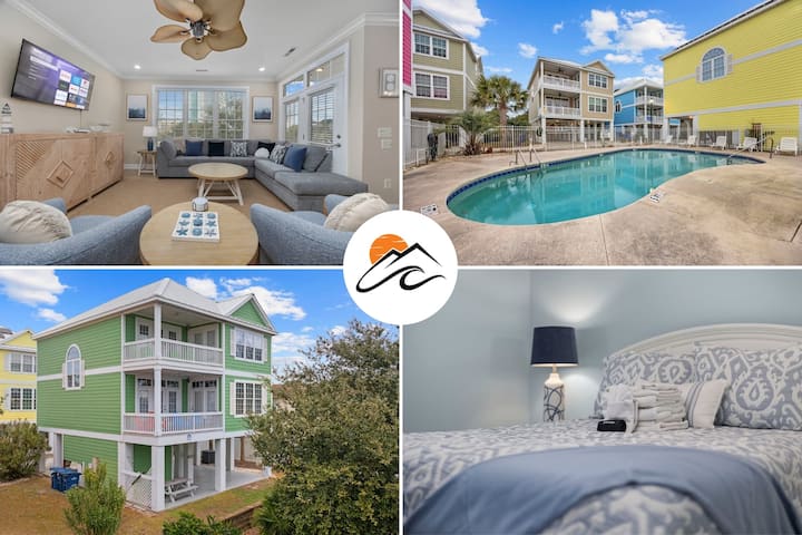 Sand Dollar | Spacious 4br W/ Ocean Views + Pool - Myrtle Beach