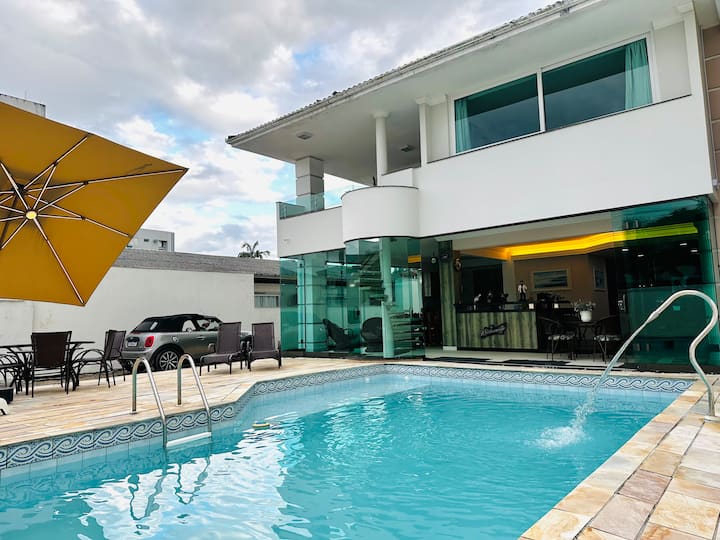 Casa Com Piscina A 70m Da Praia, Brejatuba/centro - Guaratuba