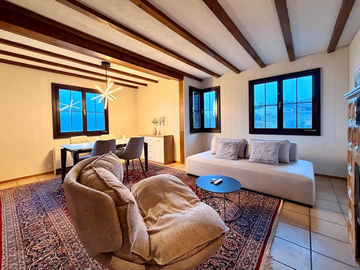 Chalet-apartment Rustico Mit Seesicht | Faulensee - Spiez