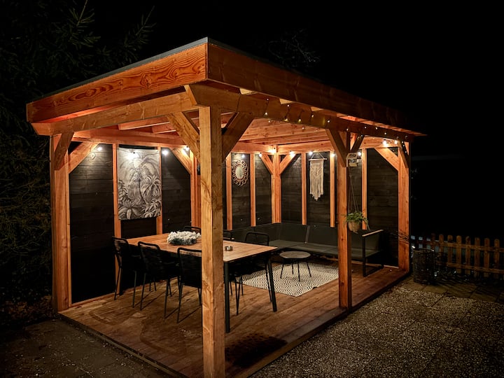 Boslodge 'T Wims, Heerlijke Chalet Met Overkapping - Drenthe