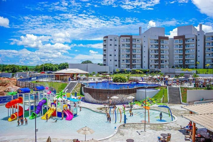 Apartamento Em Lagoa Ecotowers Em Caldas Novas - Caldas Novas