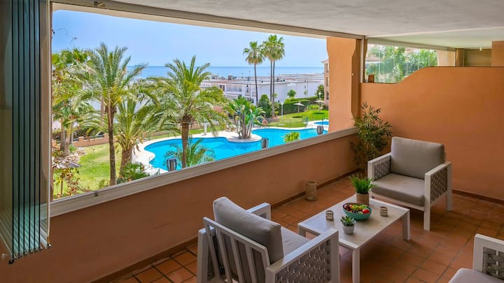 Sea View Apt In La Cala/pool/beachwalk/parking - Calahonda