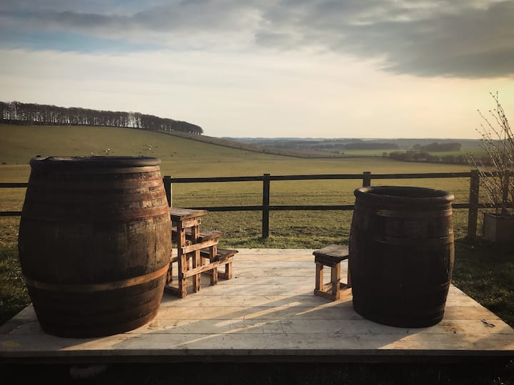 Half Day Spa & Wild Camp *Combo* - Oxfordshire