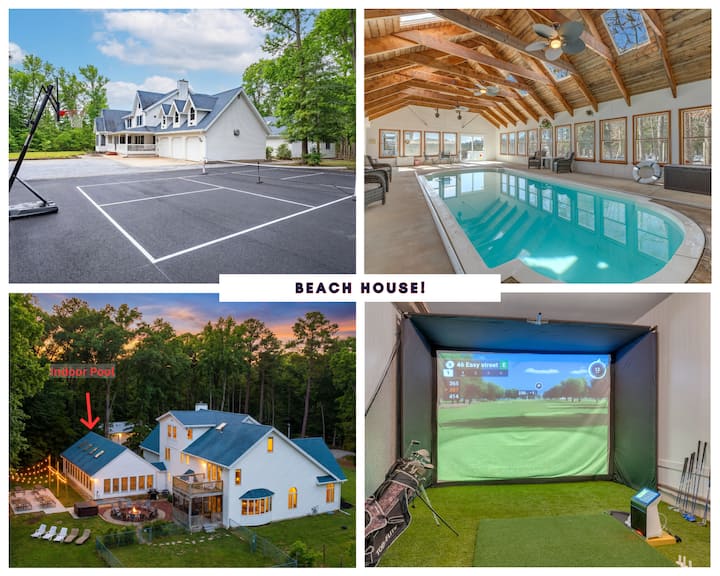 Resort Home | Sleeps 23+| Pickleball, Near Beaches - Belleplain State Forest, Woodbine
