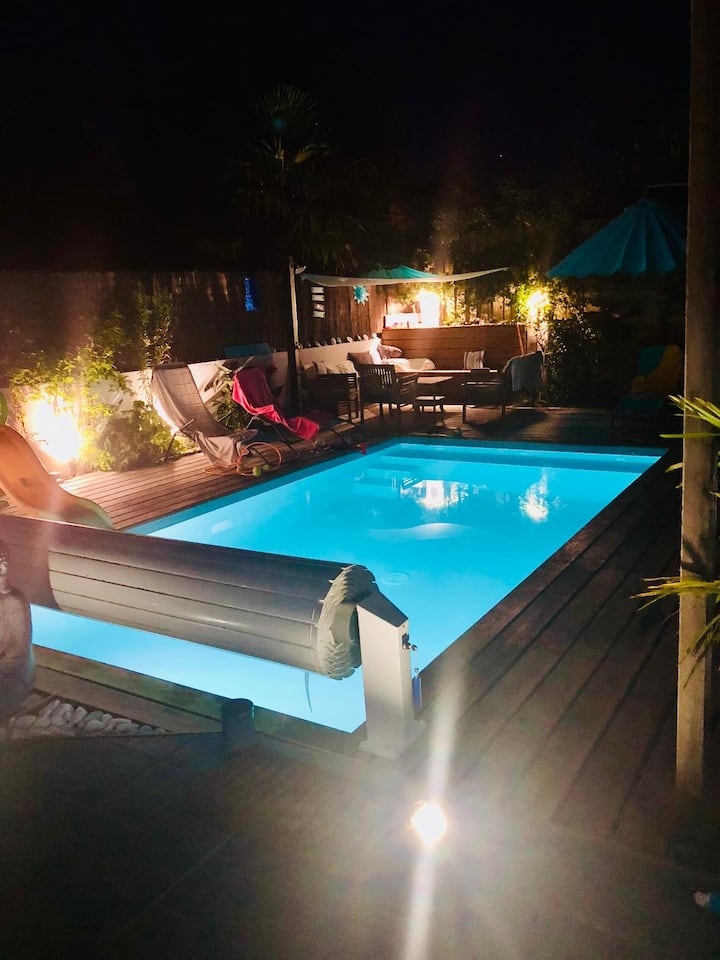 Maison Avec Piscine Proche Plages, Forêt - Bayona, Francia