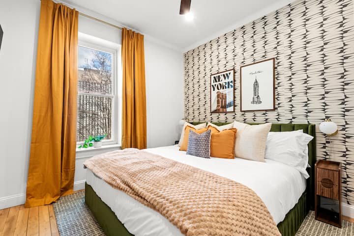 Cozy 2bd•sleeps 6-king Beds•mins To Nyc - Brooklyn, NY
