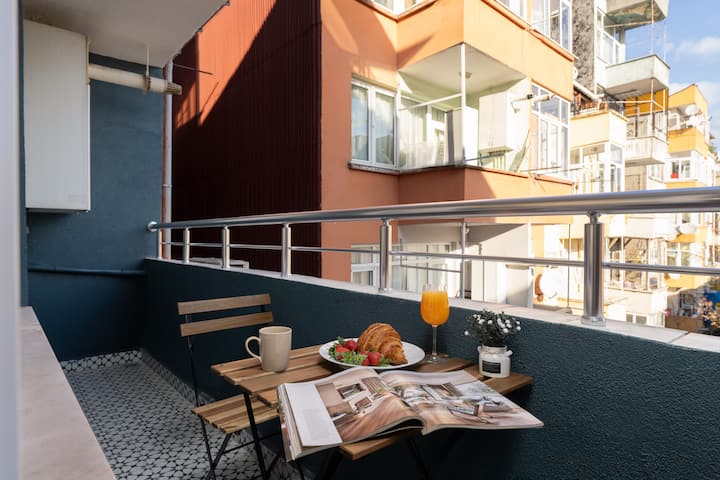 Elegant 3-bedroom Flat With 2 Bathrooms & Ac - Esentepe