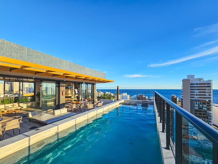 Moderno E Confortável Apt No Coração Da Barra - Barra