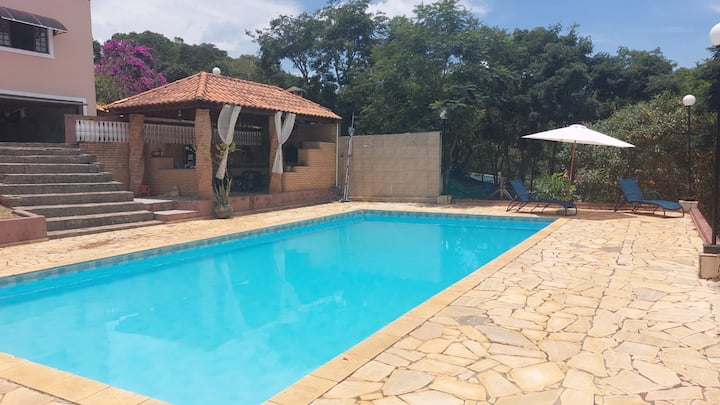 Casa Linda Com Piscina Em Atibaia - Atibaia