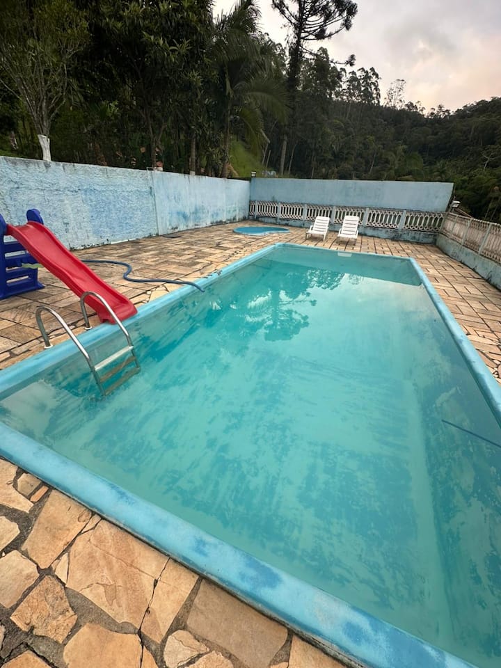 Chácara Sol Nascente Piscina Adulto E Infantil - Santo André