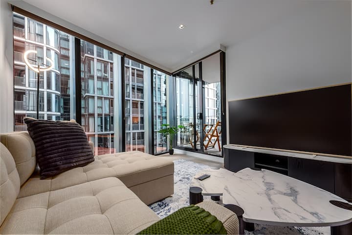 Near Marvel Stadium | Free Parking, Pool & Gym - 멜버른