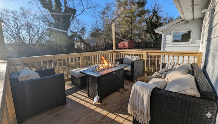 King Beds | Fast Wi-fi | Fire Table | 10 Min To Dt - Asheville, NC