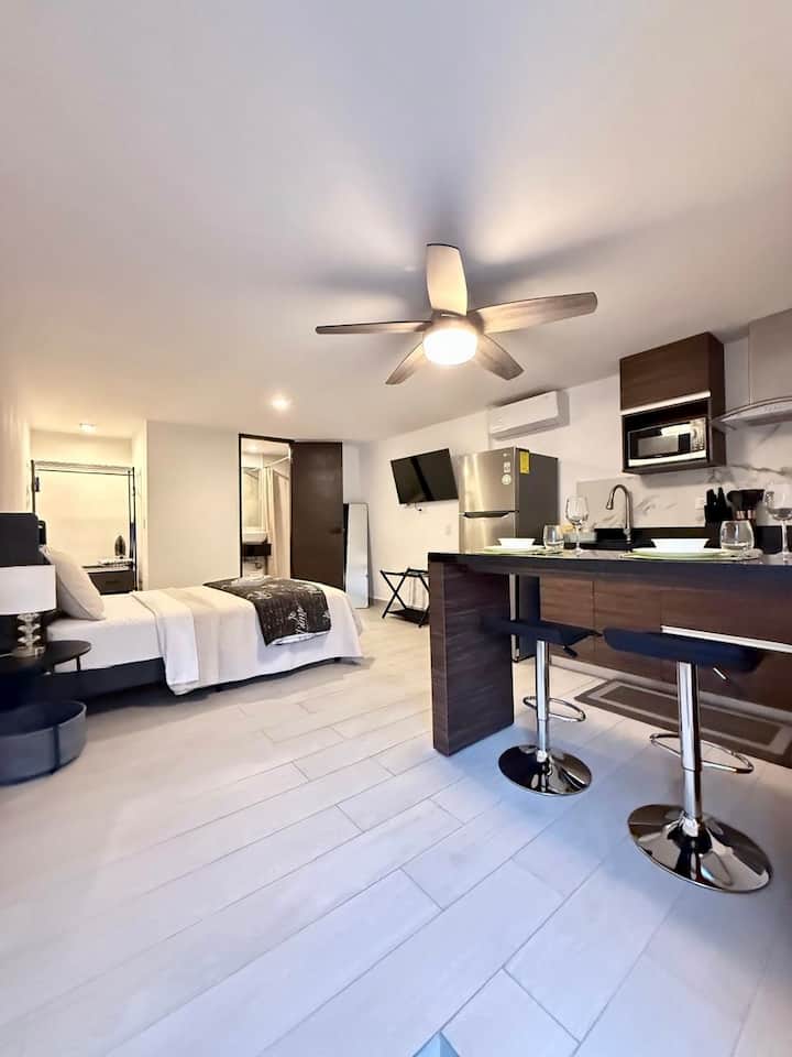 Hermoso Y Comfortable Loft En Colonia Loma Larga. - Monterrey