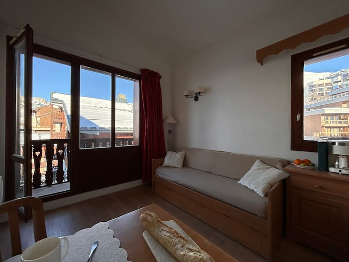 Studio Des Cimes - Pied Des Pistes, 1 à 2 Personne - Tignes