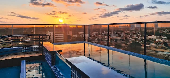 Loft Moderno Em Ponta Negra - Reserva Madero Hotel - Natal