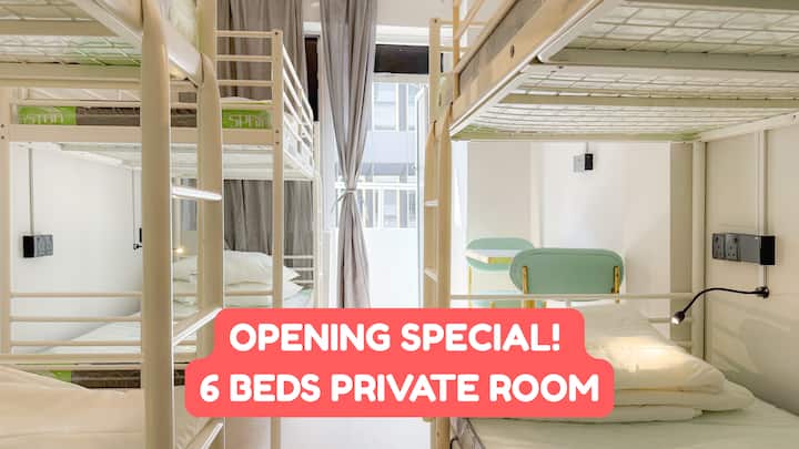 New! (2 Mins To Clarke Quay Mrt) Room With 6 Beds - Singapour