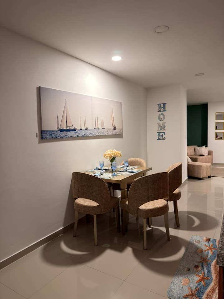 Hermoso Apartamento Con Vista A La Bahía Portuaria - Cartagena