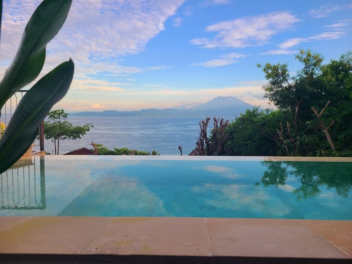 Unique Villa Overlooking The Sea And Volcano - Indonesia