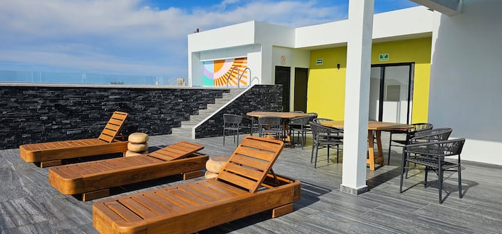 Zona Dorada Con Vista Al Mar, Rooftop Y Alberca - Mazatlán
