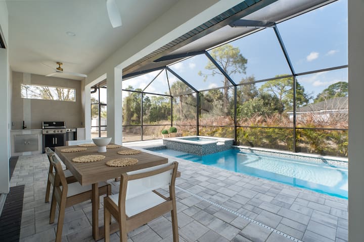 Serenity Home Florida, North Port Heated Pool/spa - North Port, FL