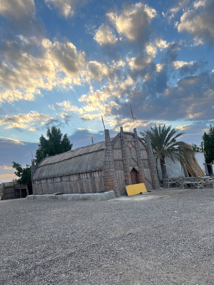 محافظة الناصريه قضاء الجبايش في مرسى رحمن الاهوار - Iraq