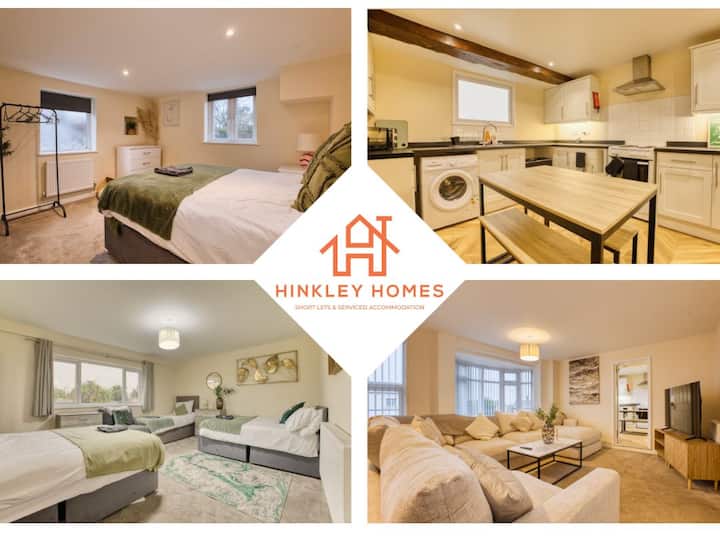 4 Br | Sleeps 12 | Long Stays | Free Parking - Bridgwater