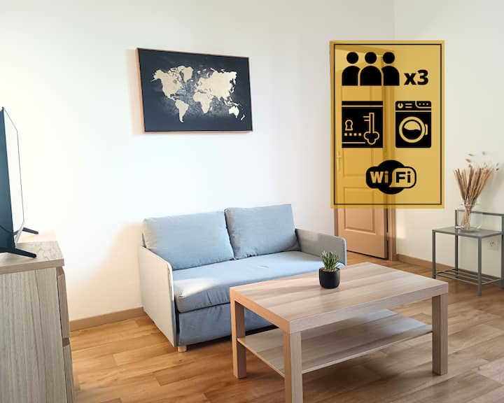 Appartement Lumineux & Pratique – Séjour Pro Lille - Mons-en-Barœul