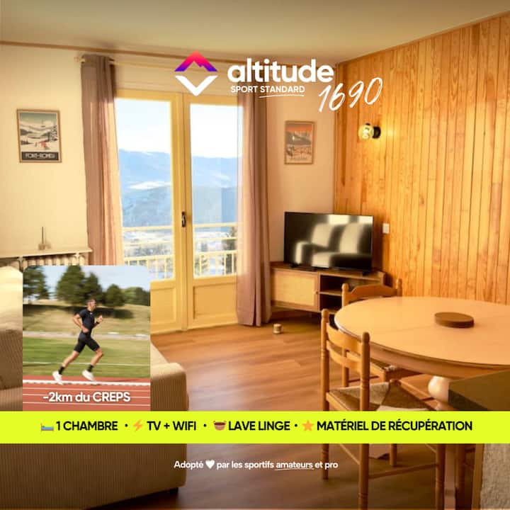 Altitude 1690 - Spacieux T2 Avec Balcon - Llívia