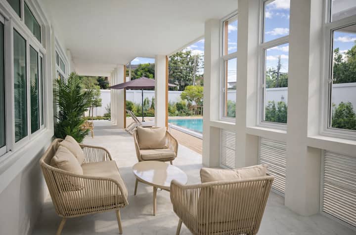 Ramkhamhaeng / Private Pool Villa(4br)mrt Nom Klao - Bangkok