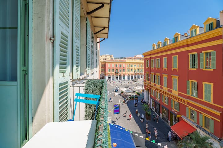 Studio Chic Loft Vue Place Massena Zone Piétonne - Nizza