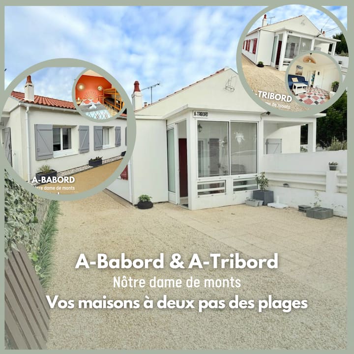 A-bâbord + A-tribord Vos Deux Maisons Côte à Côte - Vendée