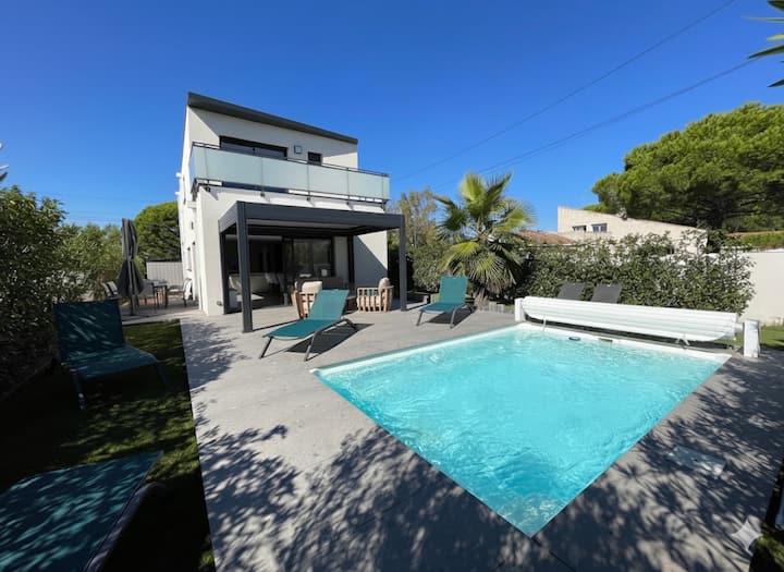 Villa Laure | 300m Plage & Clim | Piscine | 8 Pers - Vias