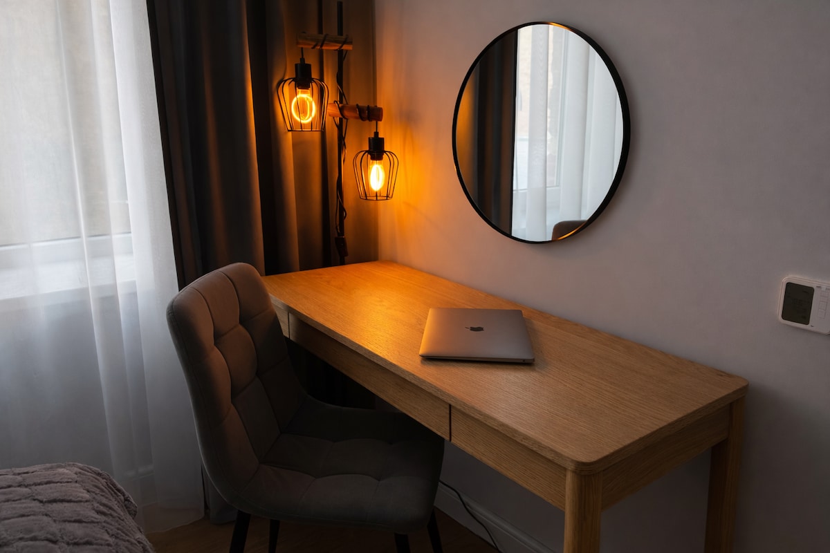 Cozy Fireplace Apartment Two Bedrooms Workspace - Flats for Rent in ...