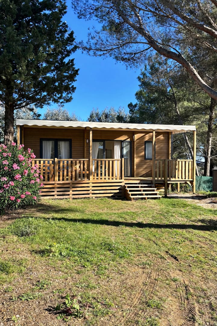 Mobil-home 4 Pers En Camping  Côte D’azur - La Crau