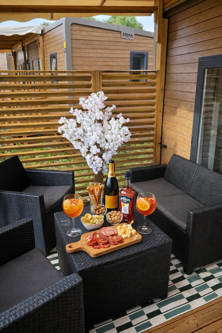 Mobil-home Confort 4 Pers + Terrasse | Piscine - La Crau