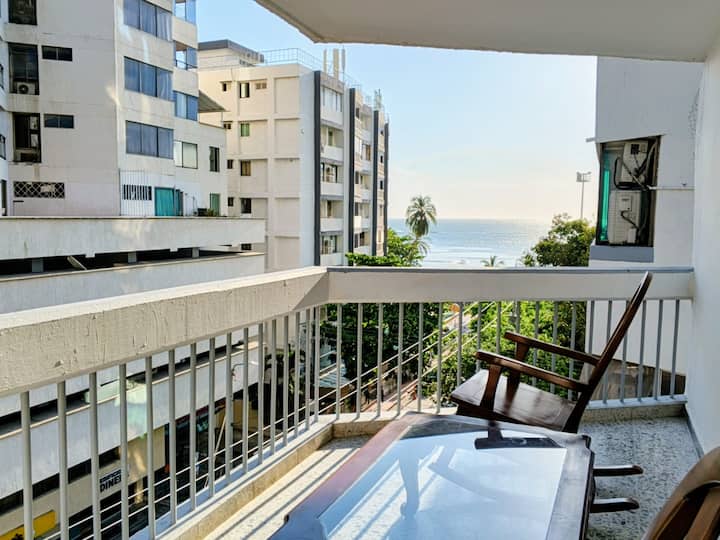 Excellent Apartment Rodadero View And Close To The Sea - Santa Marta