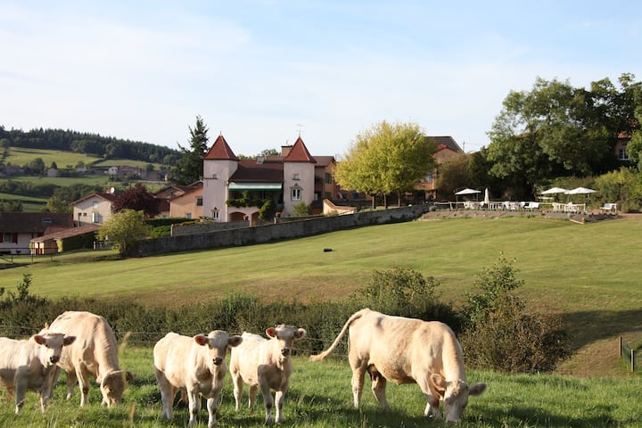 Gîte Avec Piscine 12/18 Personnes Ornella - Cluny