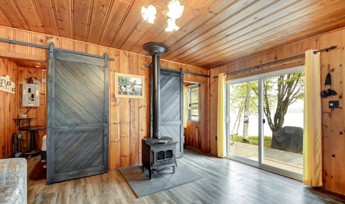 Northern Exposure - Pine Cabin on Sandy Shoreline - Cabins for Rent in ...