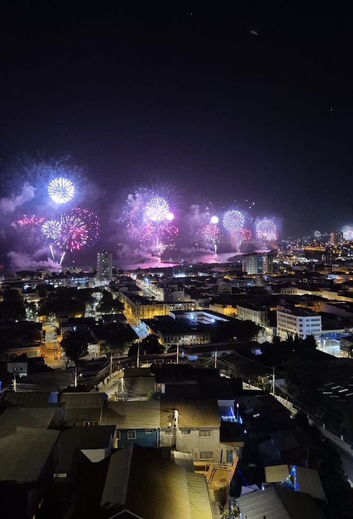 Acogedor Departamento Con Vista A La Bahía - Valparaíso