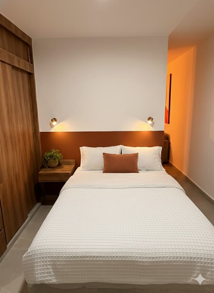 Loft Verde - Caminable Centro · Wifi 300 Mb + Gym - Aguascalientes