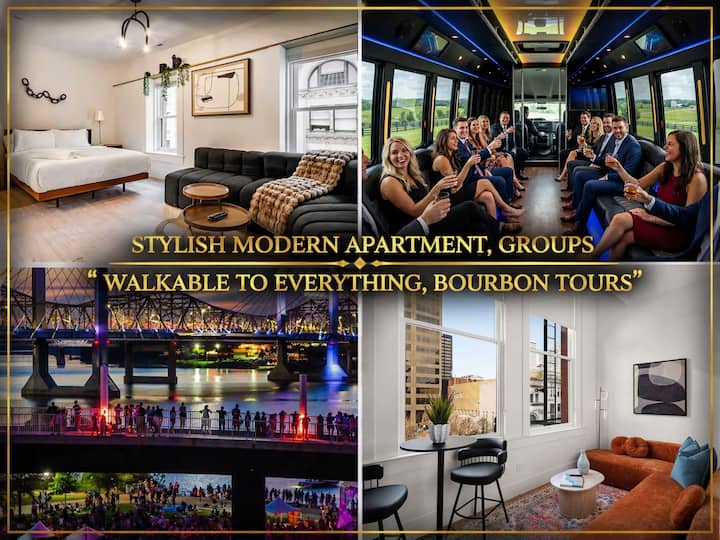 Prime Downtown, Walk To Whiskey Row!chic Group 5br - Louisville, KY