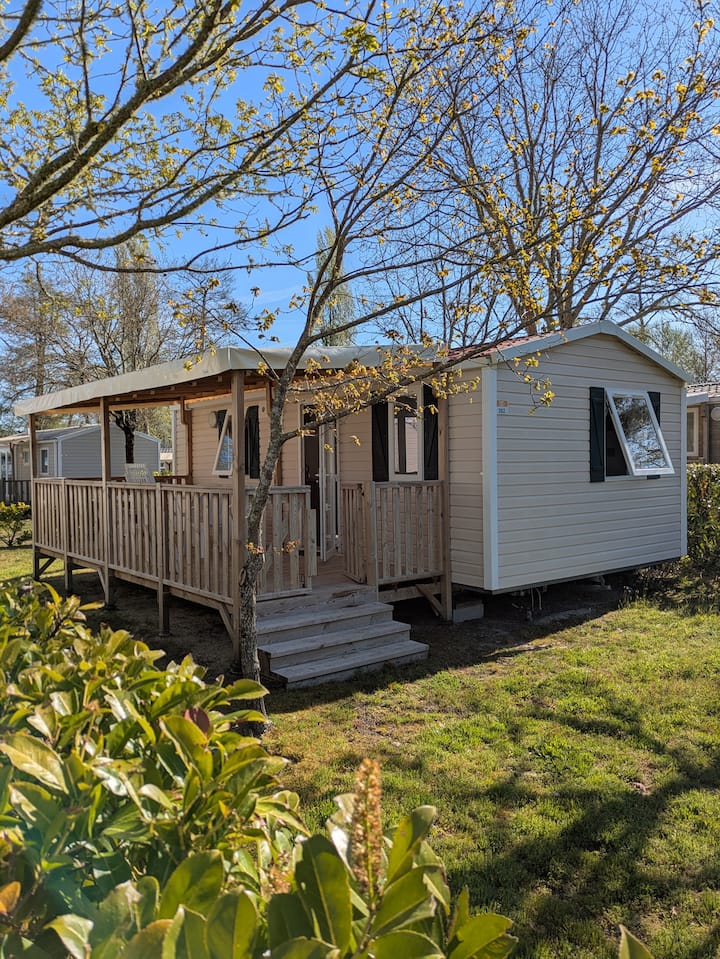 Mobil-home Dans Un Camping 4* - Lit-et-Mixe