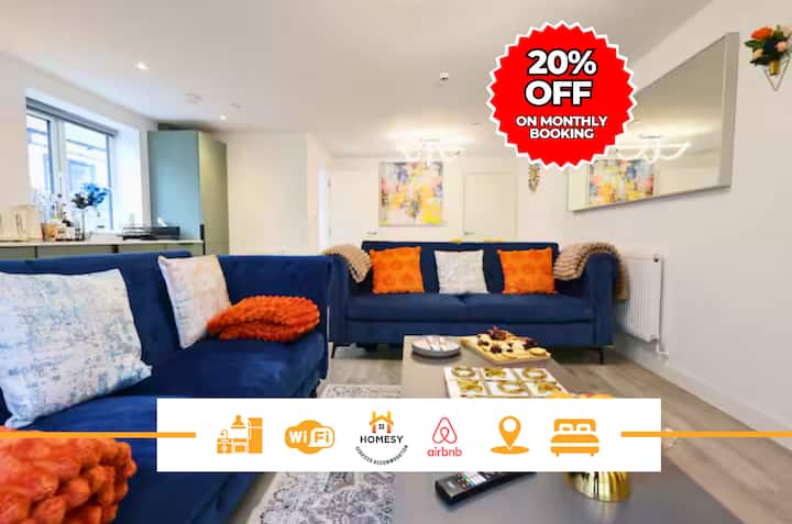 Extended Stay Offer: 20% Off | 2br Flat In Cardiff - Cardiff