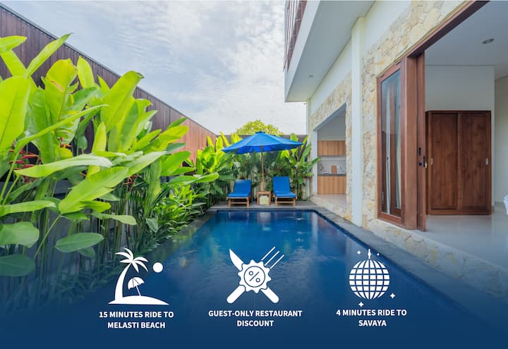 Sun-soaked Villa Living With Pool In Ungasan - Uluwatu