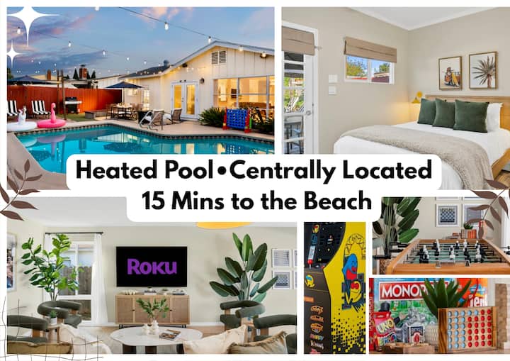 Single-story Home•heated Pool•spa• 15 Min To Beach - San Diego
