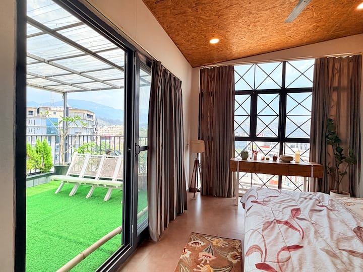Upper Deck Room | Kitchenette & Terrace | Dehradun - Dehradun