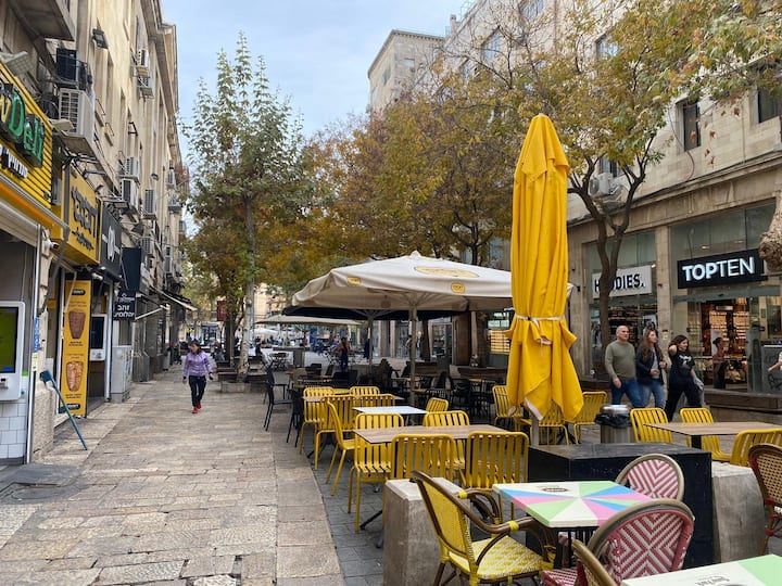 Apt Angle Rue Shamaii Et Biancini 3bdr Floor 8 - Jerusalem