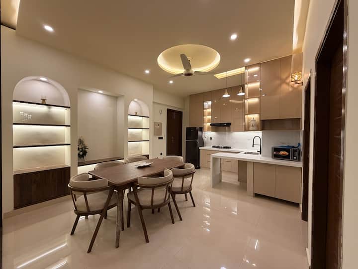 Japandi Themed 3 Bedroom Apartment - Karachi