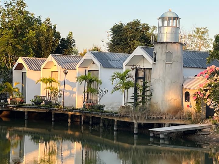 Cozy Breezing Countryside Pound Garden Near Golf C - Ongkharak