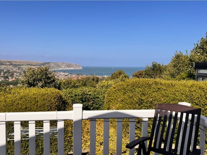 Beautiful Sea View Caravan With Tv, Wifi & Decking - Swanage
